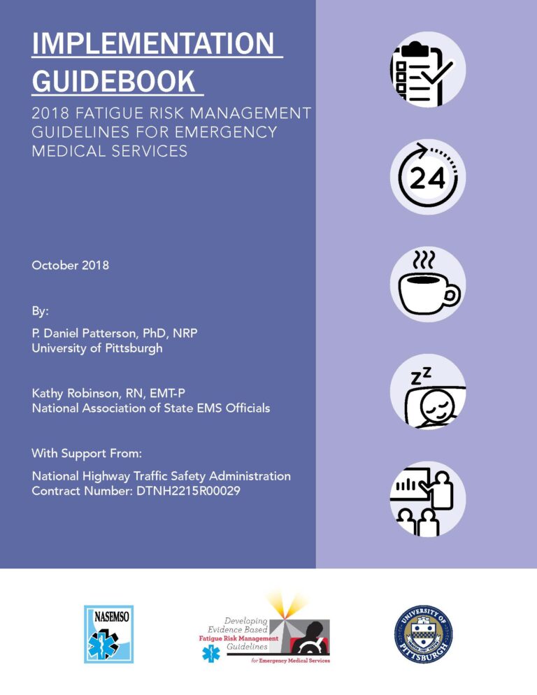 NASEMSO Fatigue Risk Management Guidelines - EMS Week 2025